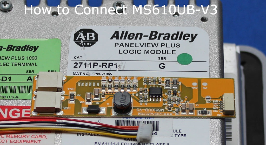 2711P-RDT7C, How to Install MS610UB